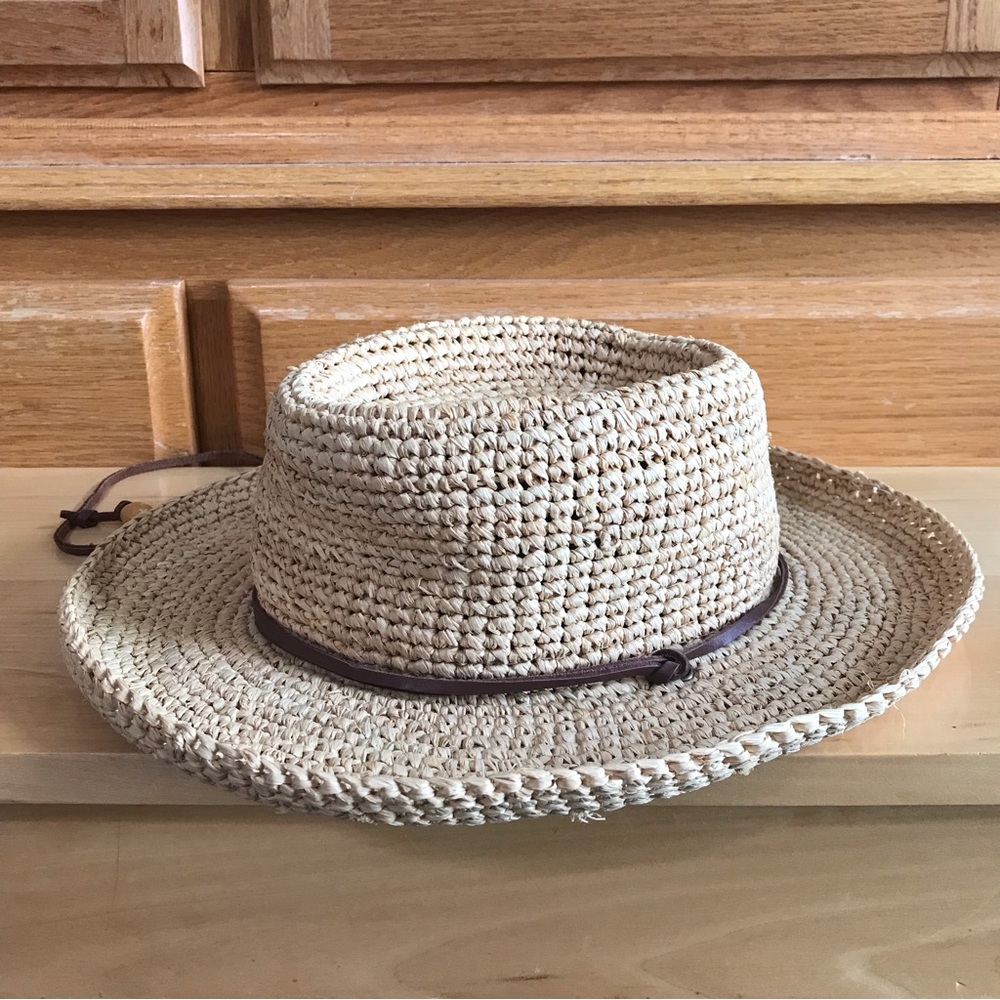 Dorfman Pacific Genuine Raffia Hat - Gem